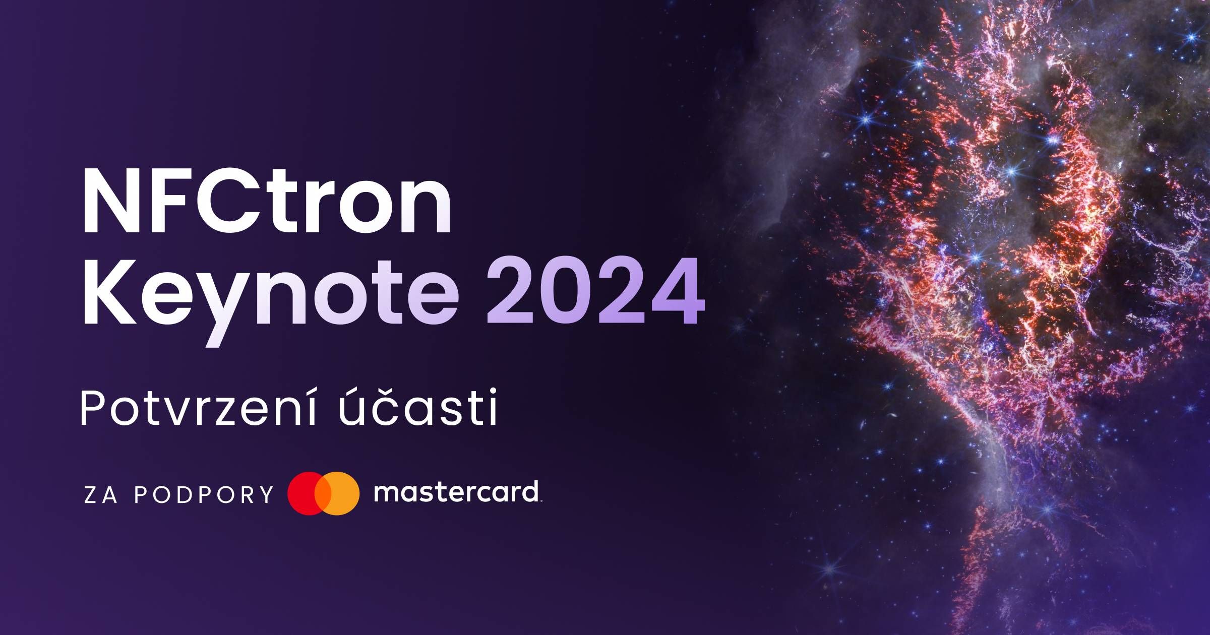 Potvrzení účasti na NFCtron Keynote 2024