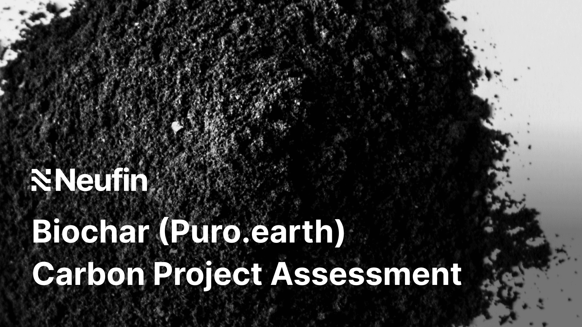 Neufin - Biochar Puro.earth Carbon Project Assessment