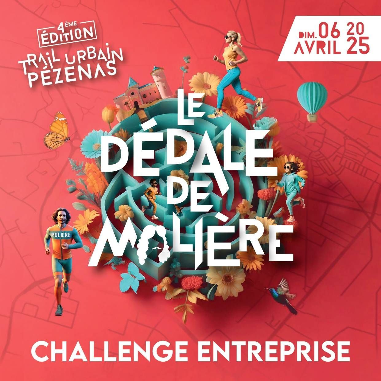Trail Urbain - Le Dédale de Molière | Challenge Entreprises 2025